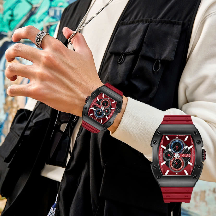 1 Đồng Hồ Nam JAH-146C Julius Homme Hàn Quốc Cao Su - sản phẩm của ...